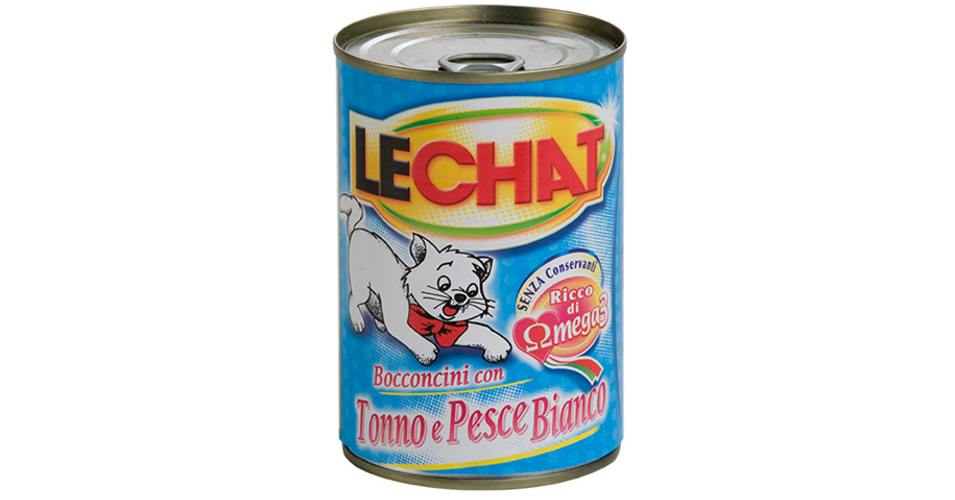 Lechat Premium konzerv macskaeledel Adult tonhal-óceáni halak 400gr ...